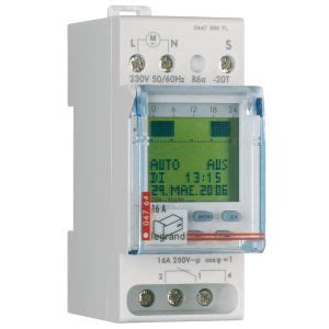 Legrand Digitale Wochenschaltuhr AlphaRex³ D21 230V 50 60Hz
