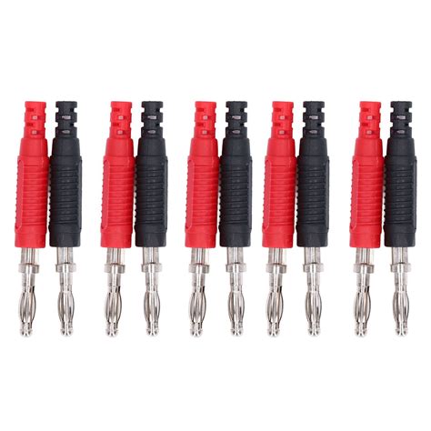 Juego De 5 Conectores Tipo Banana Para Linterna Enchufe Tipo Banana Macho Aislado Conectores