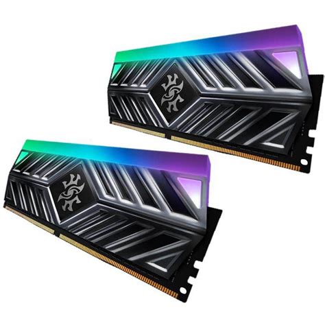Memória Ddr4 Xpg Spectrix D41 16gb 2x8gb 3200mhz Rgb Grey Ax4u32008g16a Dt41