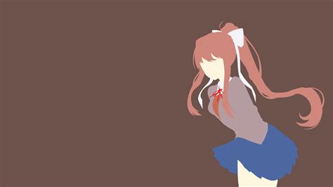 Wallpaper Id 112451 Doki Doki Literature Club Monika Doki Doki