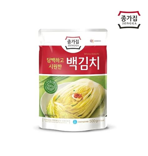 종가집 백김치 500g파우치 F 티몬