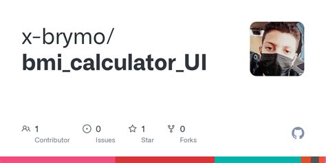 GitHub X Brymo Bmi Calculator UI