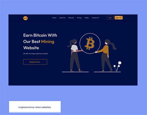 Crypto Currency Mining Hero Sections On Behance