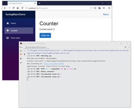 Relay Blazor Client Logs To Serilog In Aspnet Core