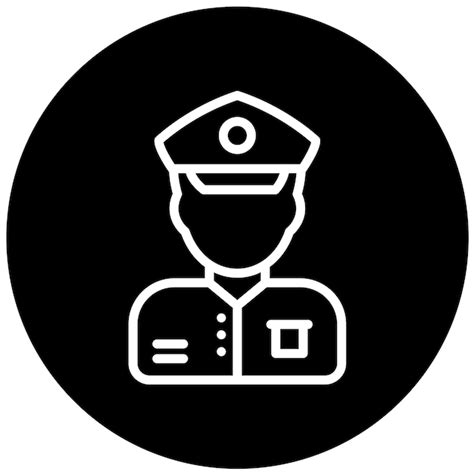 Premium Vector Vector Design Corrections Officers Icon Style