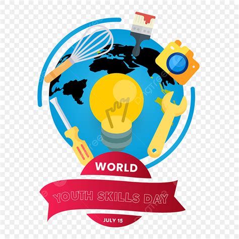 그라디언트 세계 청소년 기술의 날 세계적인 국제적인 청소년 기술의 날 Png 일러스트 및 벡터 에 대한 무료 다운로드 Pngtree