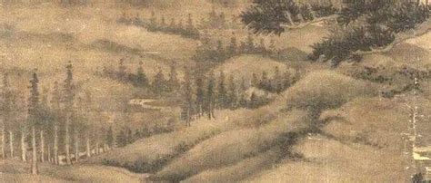 元代吴镇双松图轴平远之势苍茫遒劲 书画