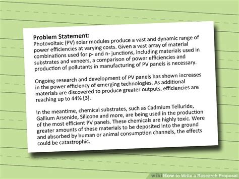 How To Write A Research Proposal With Pictures Wikihow
