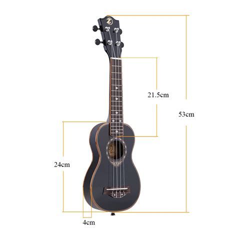 21 Soprano Ukulele Ukelele 4 Strings Spruce Wood Grandado