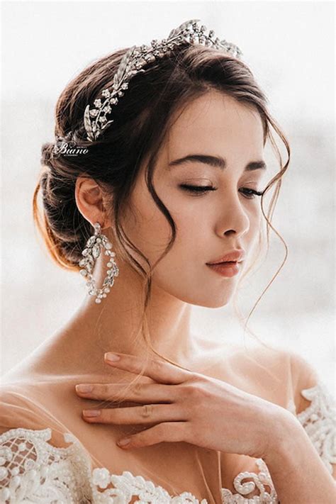 21 Hermosos Adornos Para El Cabello De Novia Fiancee Bodas
