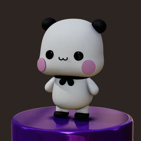 🗝️ Bubu Dudu And Bubu Figure And Keychain Figura Y Llavero ・ Stl