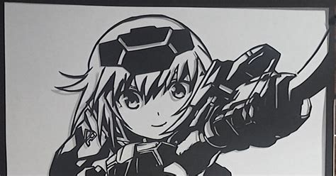 切り絵 フレームアームズ・ガール 轟雷 10のイラスト Pixiv