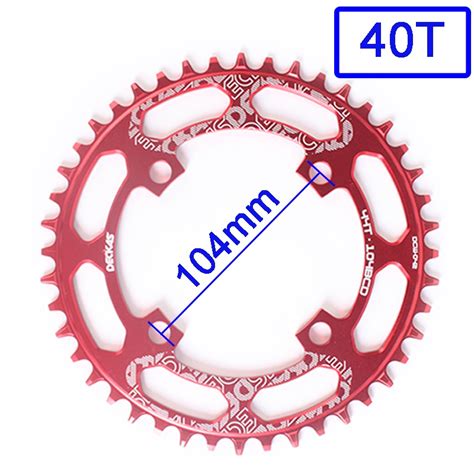 Deckas 44t Chainring 104bcd Mtb Chain Ring 42t 4046485052t Narrow