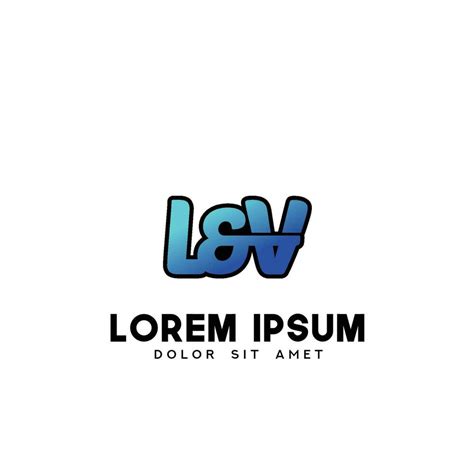 Lv Initial Logo Design Vector 30224520 Vector Art At Vecteezy