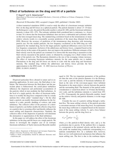 Pdf 2003 Andreas Acrivos Dissertation Award Direct Numerical