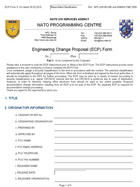 Ecp Form Pdf Computer Engineering Information Technology Management