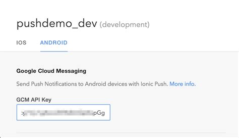 Ionic Push Gcm Project Number Not Found In Android Application Stack