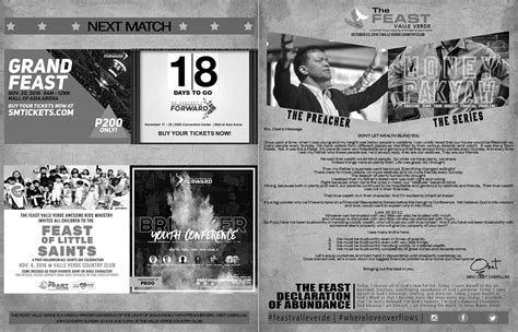 Bulletin Layout Design On Behance