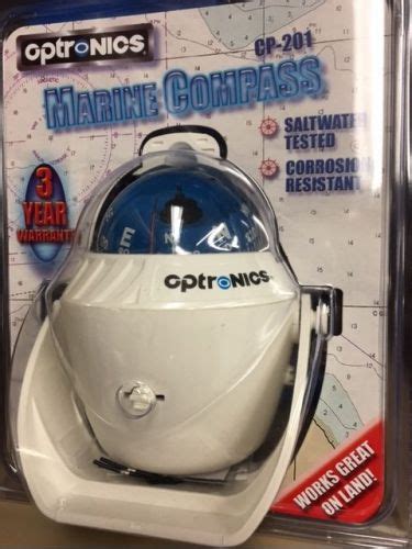 Sell Optronics Marine Compass Cp201 White Lighted 12v Saltwater