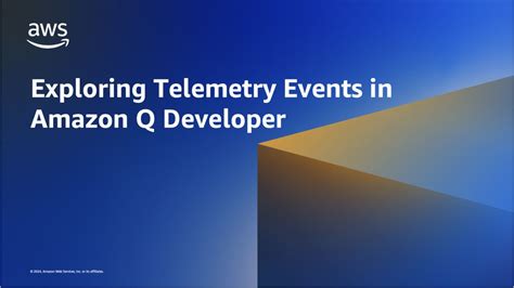 Exploring Telemetry Events In Amazon Q Developer Amazon Web Services Eugene ☁ I