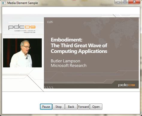 Media Element In Wpf