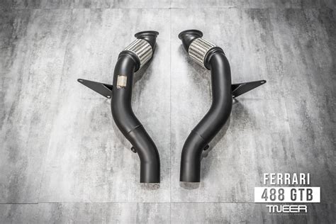 Ferrari 488 Gtbspider Tneer Downpipe Eldens Autobahn