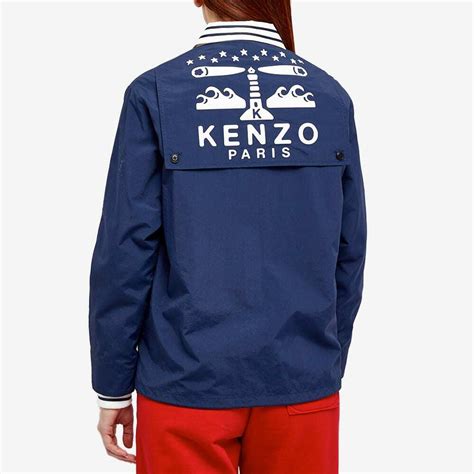 Kenzo Women S Sailor Coach Jacket In Midnight Blue Kenzo