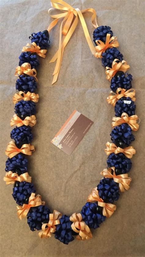 Hawaiian Graduation Lei Hawaiian Ribbon Lei Custom Order Etsy