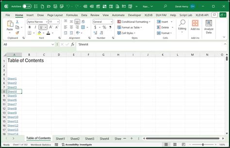 ten ways to navigate excel sheets
