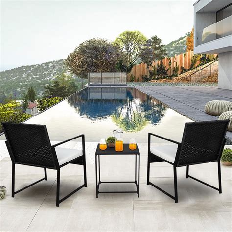 Outdoor Patio Furniture Sets Clearance 3 Piece Outdoor Chairs With