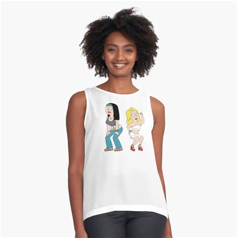 American Dad Hayley And Francine Dance Off Sleeveless Top For Sale By