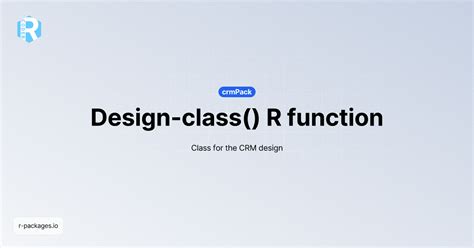 Design Class R Function From Crmpack R Packages