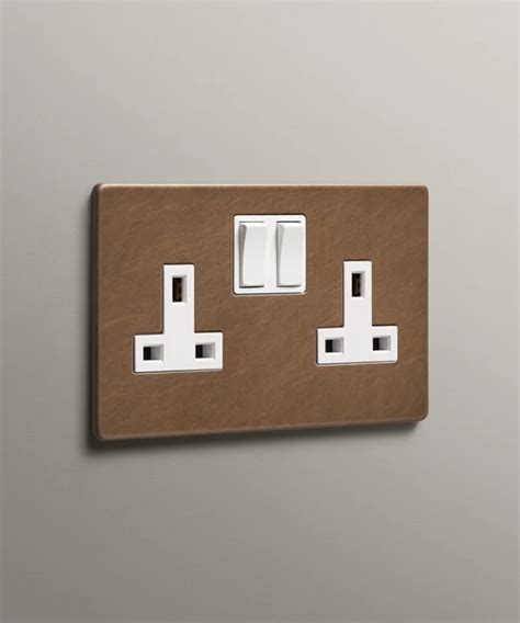 Antique Brass Double Socket Dowsing And Reynolds