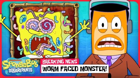 Spongebob Worm Pants Attacks Bikini Bottom 🐛 New Spongebob Show