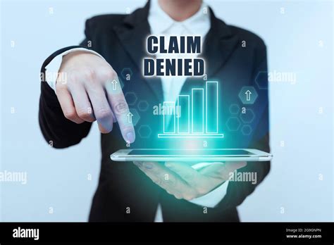Conceptual Display Claim Denied Business Idea Requested Reimbursement