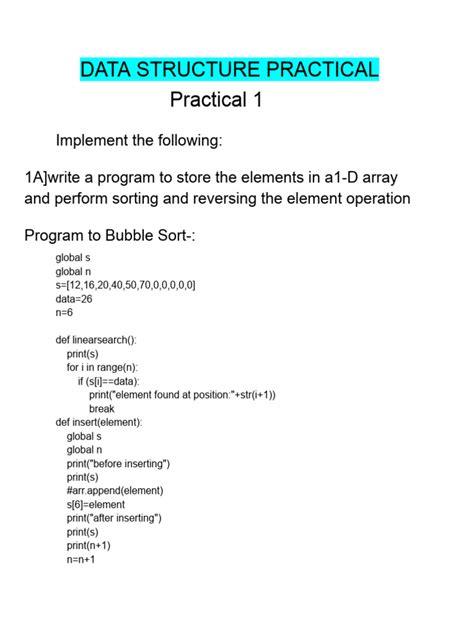 Data Structure All Practical Pdf Queue Abstract Data Type