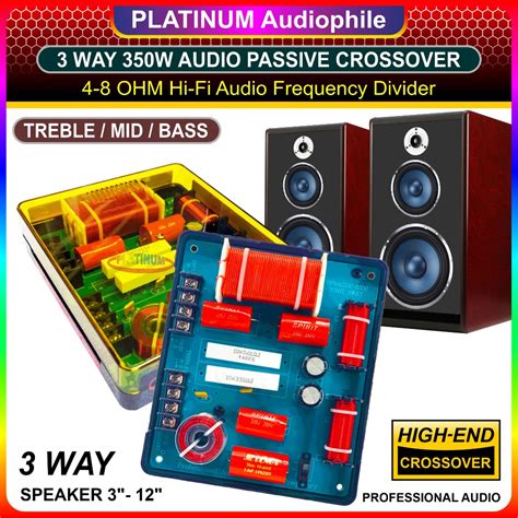 Jual Crossover Pasif Way Treble Midle Bass High End Passive Speaker Crosover SP Shopee