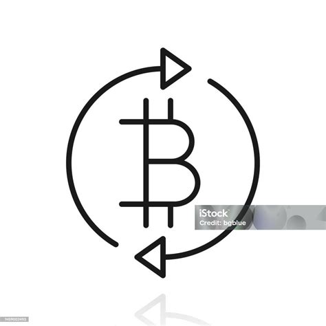 ビットコインの変更と転送白い背景に反射するアイコン くるくる回るのベクターアート素材や画像を多数ご用意 くるくる回る アイコン