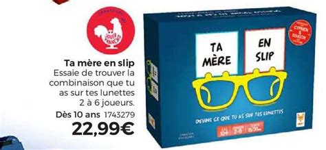 Promo Ta M Re En Slip Chez Picwictoys Icatalogue Fr