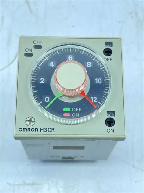 Omron H3cr F8 Solid State Twin Timer Relay 100to240vac 50 60hz 1 2s To