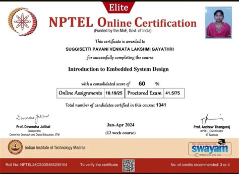 Nptel Embeddedsystems Vlsi Technology Learning Gayathri Suggisetti