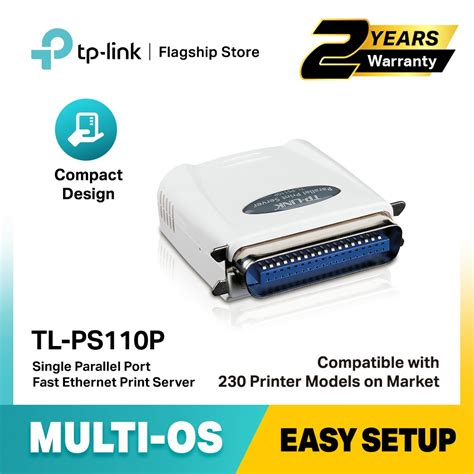TP Link TL PS110P Single Parallel Port Fast Ethernet Print Server Shopee Malaysia