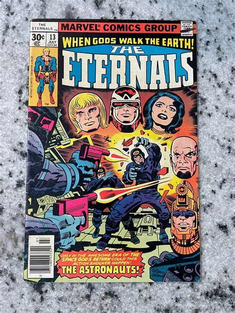 The Eternals 13 Fn Marvel Comic Book Jack Kirby Series Art Ikarus 9