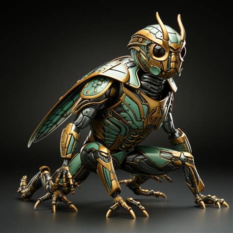 Premium Photo 3d Grasshopper Superhero