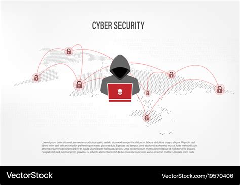 Hacker On World Map Digital Background Royalty Free Vector