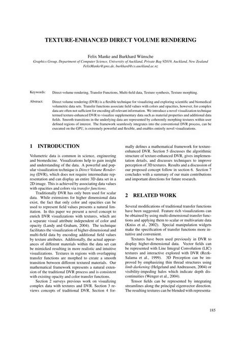 pdf texture enhanced direct volume rendering dokumen tips