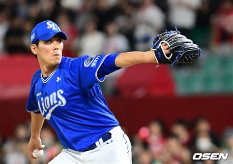 마무리 전환 후 10세이브 0블론→ps 4경기 Era 193 58억 김재윤 오승환 대신 사자군단 새 끝판왕으로 거듭날까