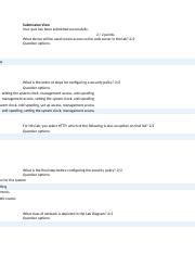 Module Four Lab Implement The Cisco Adaptive Security Appliance Docx Submission View Your