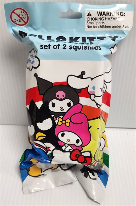 Hello Kitty And Friends Set Of 2 Squishies Blind Bag Toy Temple