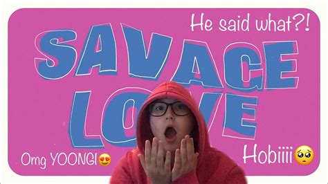 Savage Love Bts Remix Reaction Youtube